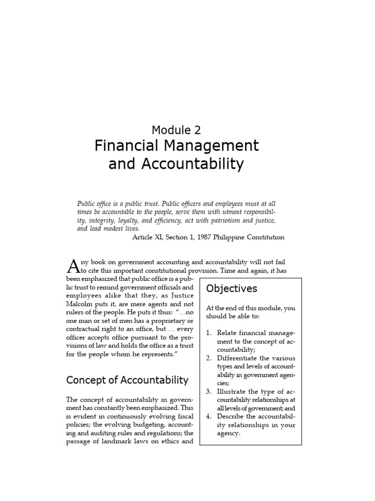 PM 230 Module 2 | PDF | Accountability | Audit