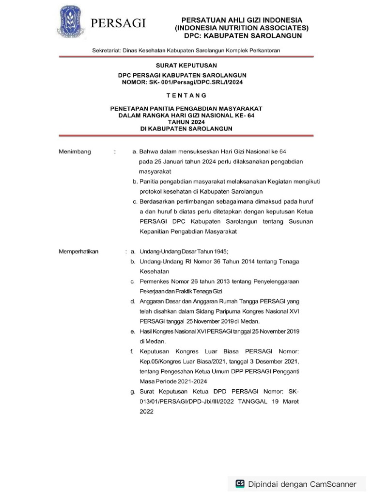 SK Pengabmas HGN 2024 Fix | PDF