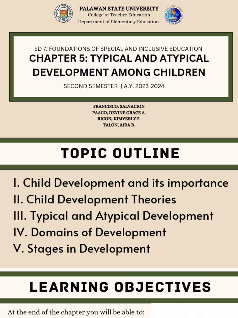 Typical & Atypical Development | PDF | Cognitive Development | Adolescence