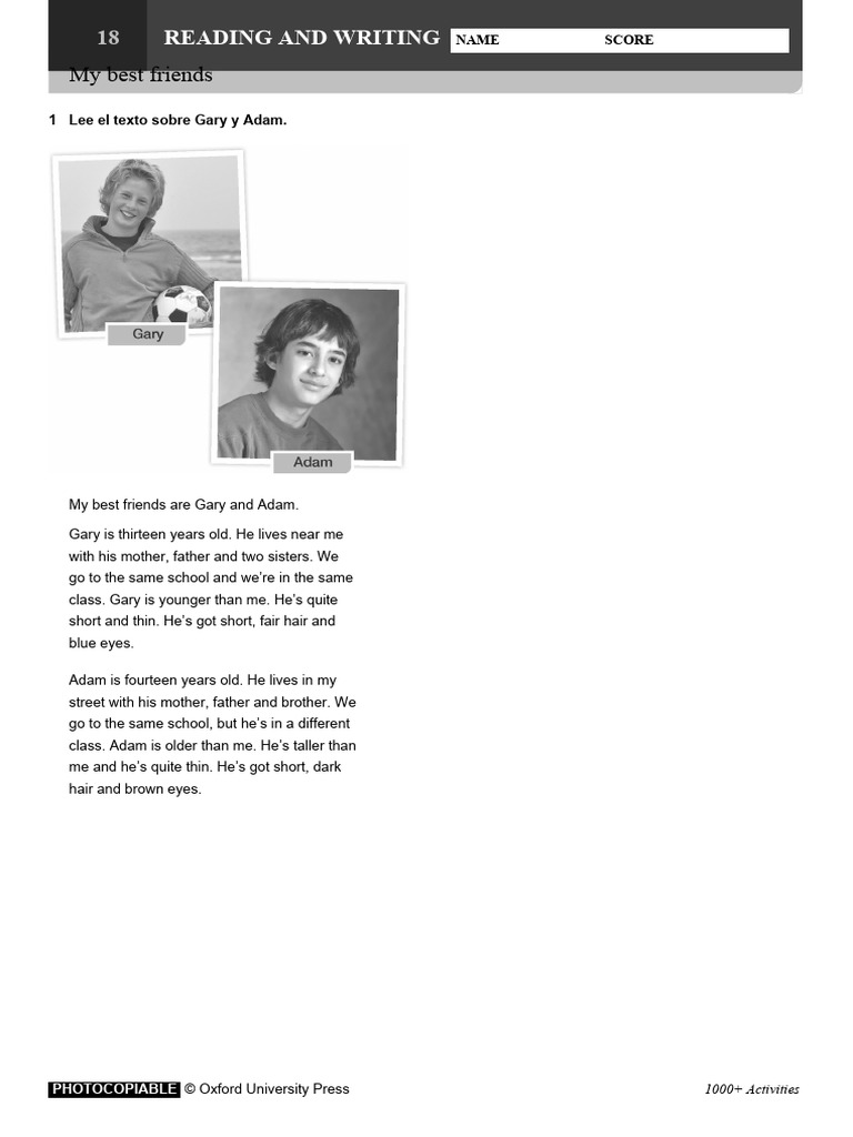 18 My Best Friends | PDF