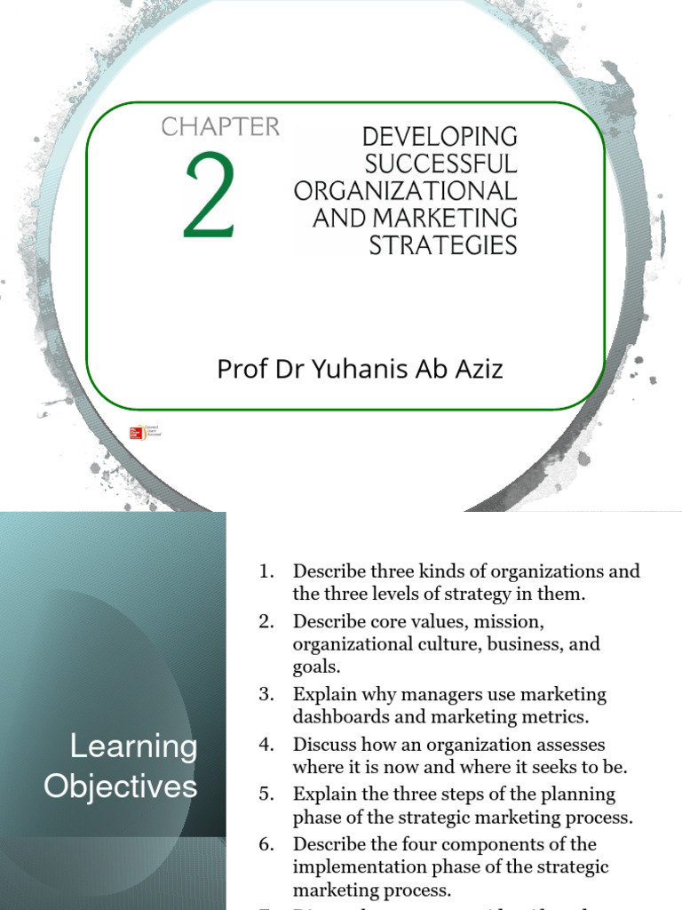 CH2 Developing Organisational & Marketing Strategies BB | PDF | Strategic Management | Marketing
