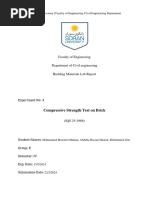 Compressive Strength of Brick - Civil Engineering | PDF | Brick ...