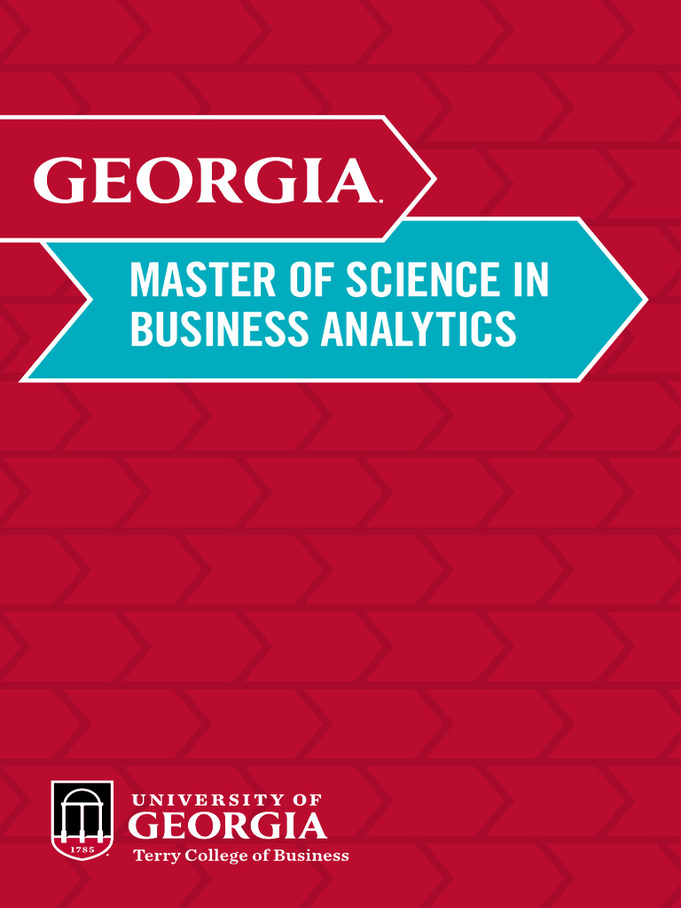 MSBA - 2023-Brochure - Terry School of Business Georgia | PDF | Intelligence Analysis | Data