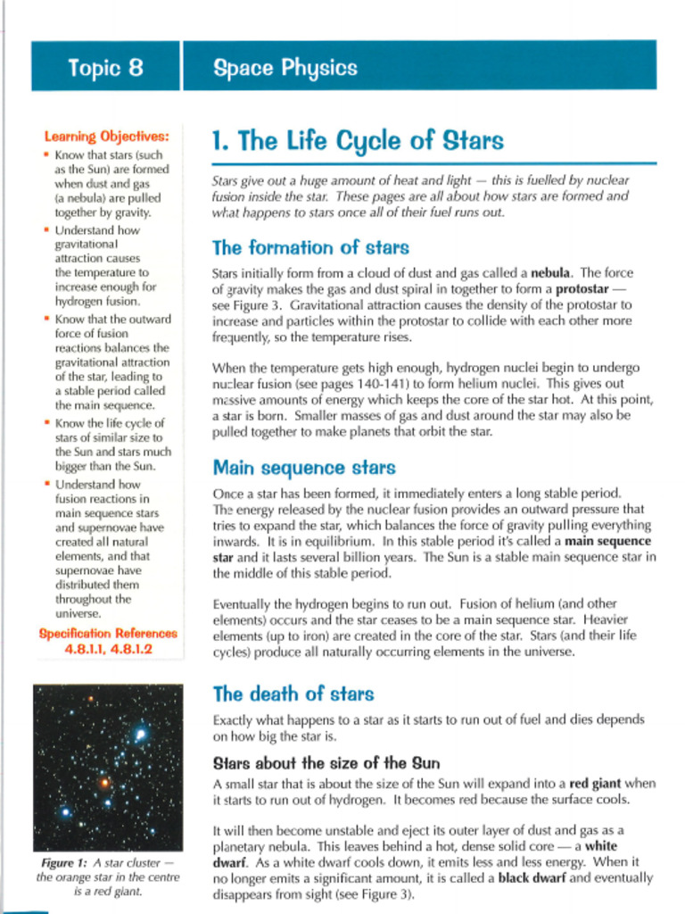 Text Book - GCSE - AQA Physics - Space Physics | PDF