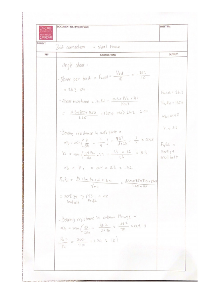 Case3 Bolt Con | PDF