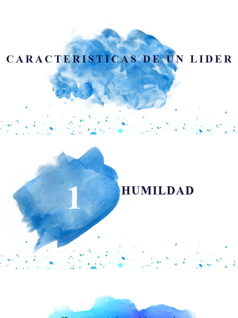 Caracteristicas de Un Lider | PDF