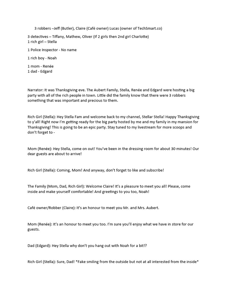 FINAL Script Drama Play | PDF