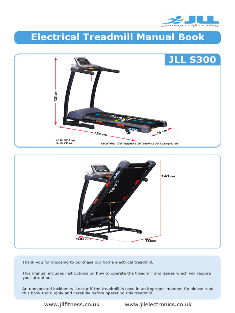 Treadmill User Manual | PDF | I Pod | Treadmill