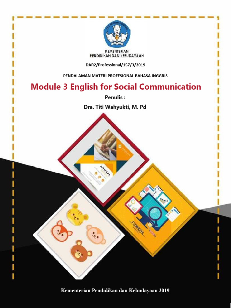 Bahasa Inggris - Modul 3 | PDF | Communication | English As A Second Or Foreign Language