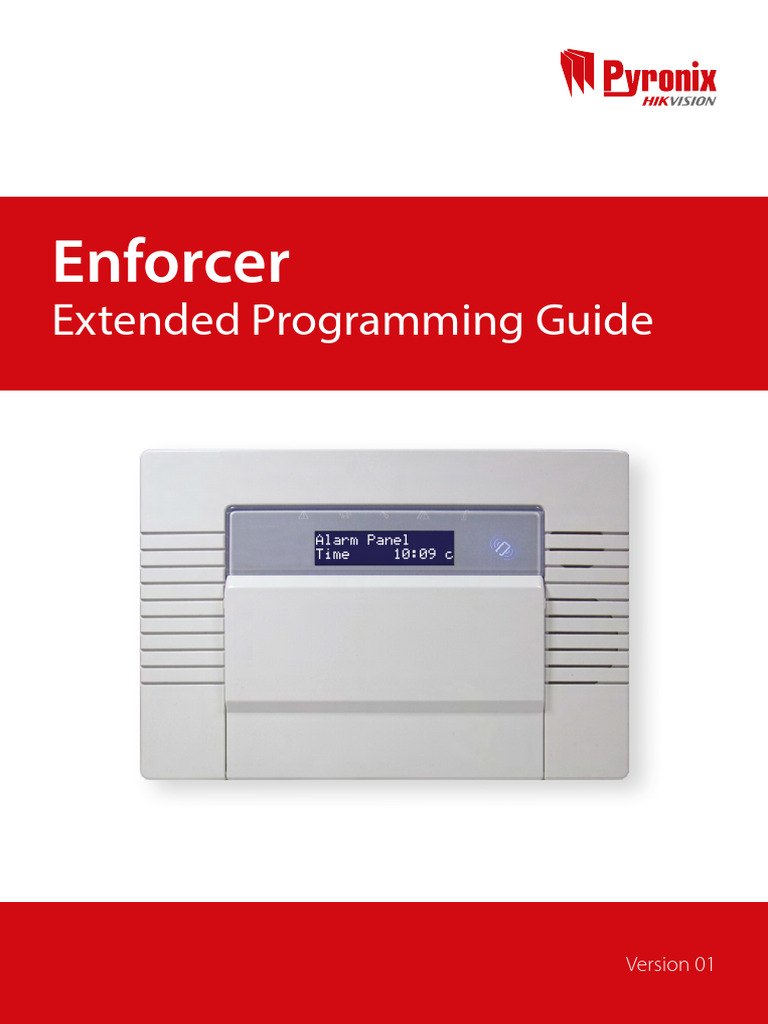 Enforcer V10 Extended Programming Guide EN | PDF | Menu (Computing) | Access Control