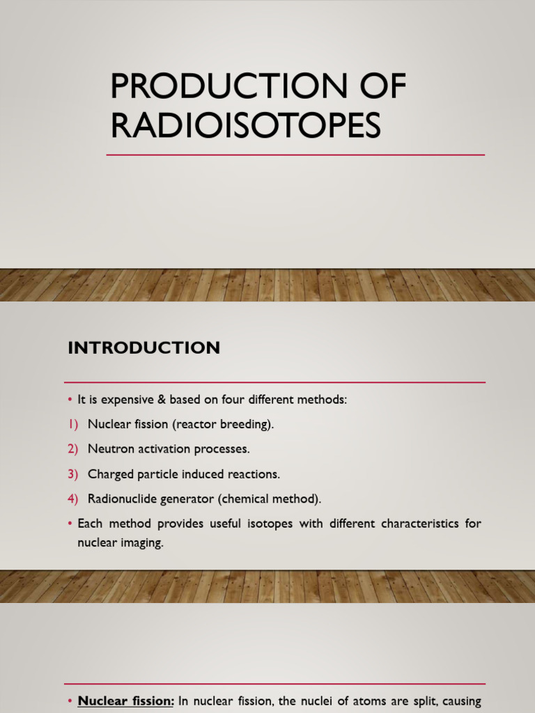 Production of Radioisotopes | PDF | Neutron | Atomic Nucleus