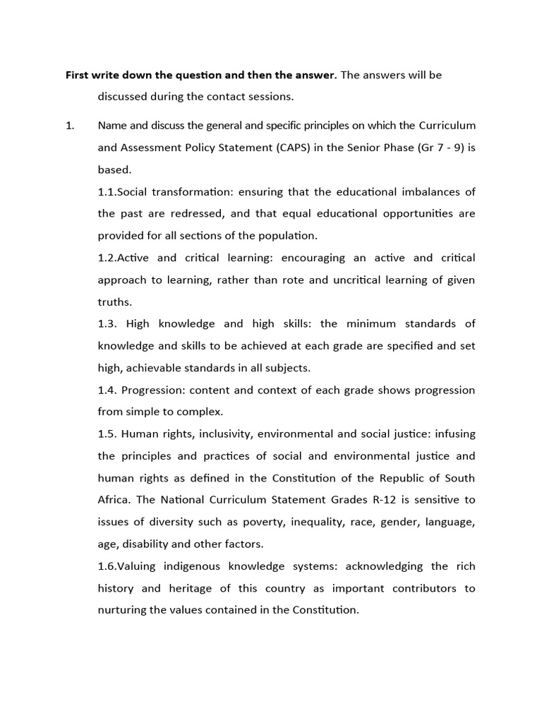 First Write Down The Question and Then The Answer | PDF | Information ...