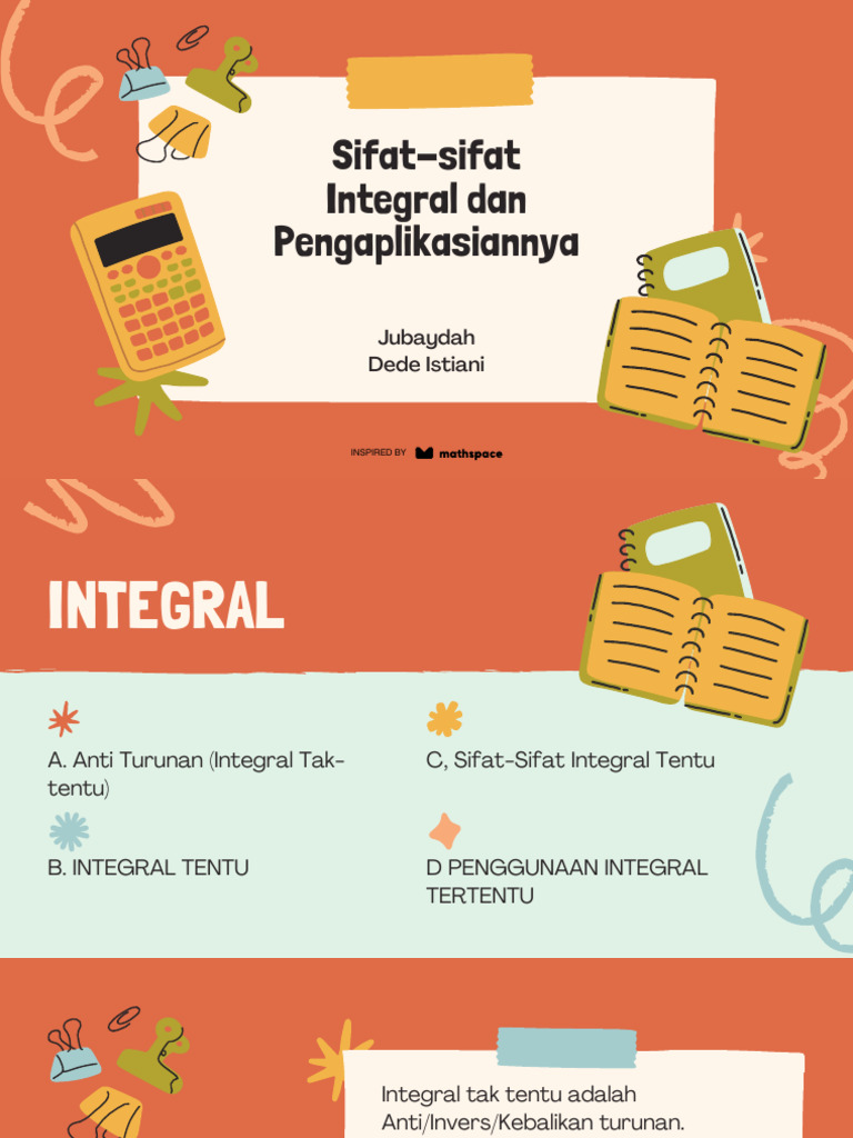 Sifat-Sifat Integral Dan Pengaplikasiannya | PDF