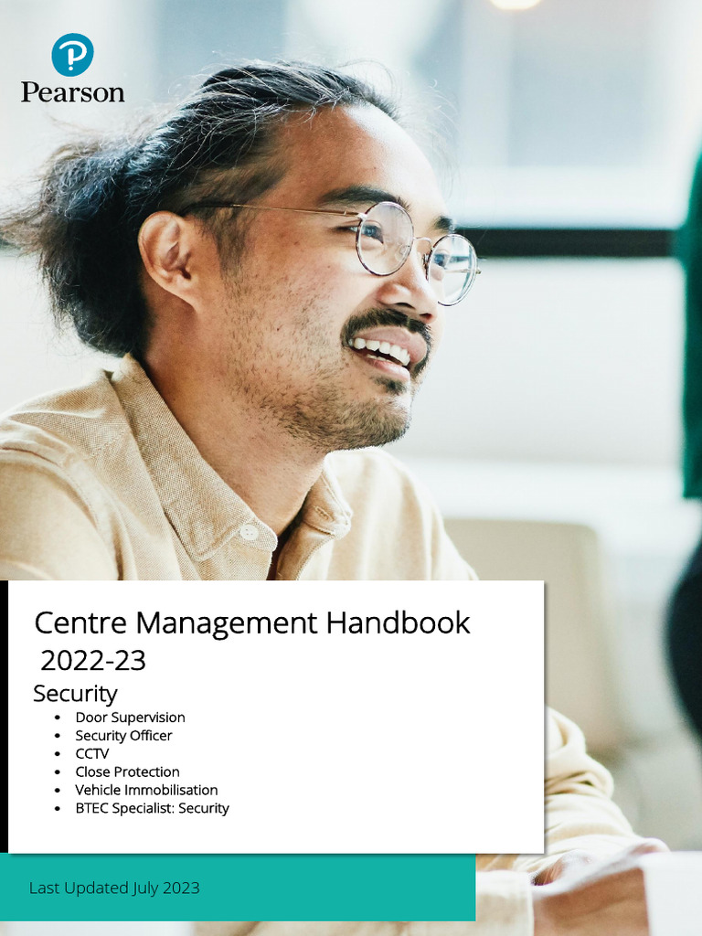 VERY IMP Btec Security Centre Management Handbook | PDF | Verification ...