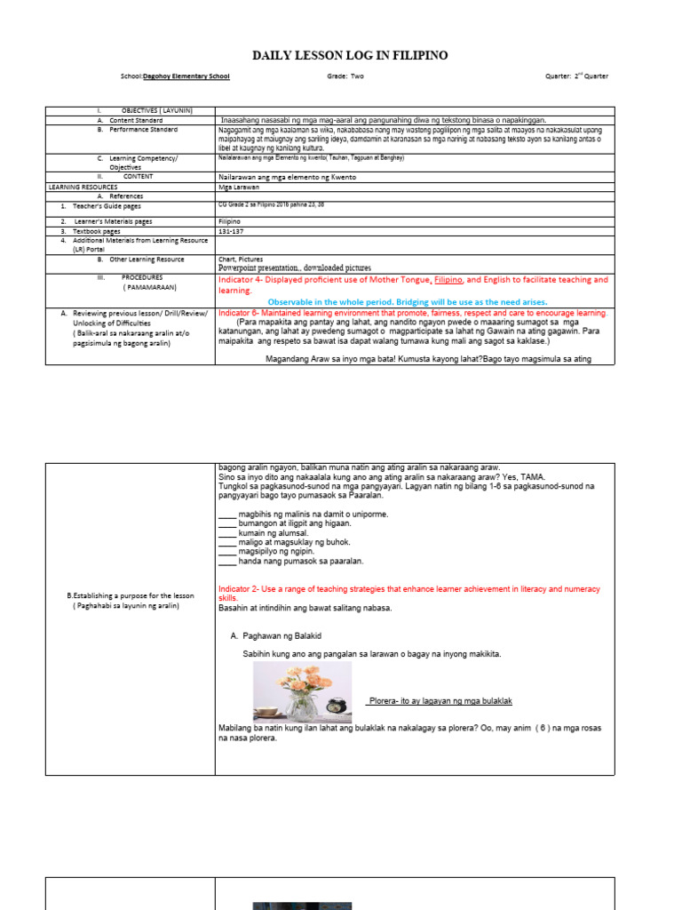 Cot Filipino 2 Q2 2023 | PDF