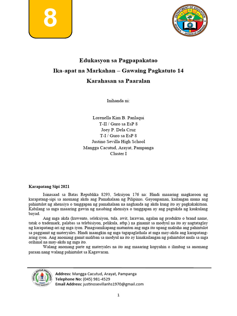 LAS M14 For RPMS and CO | PDF