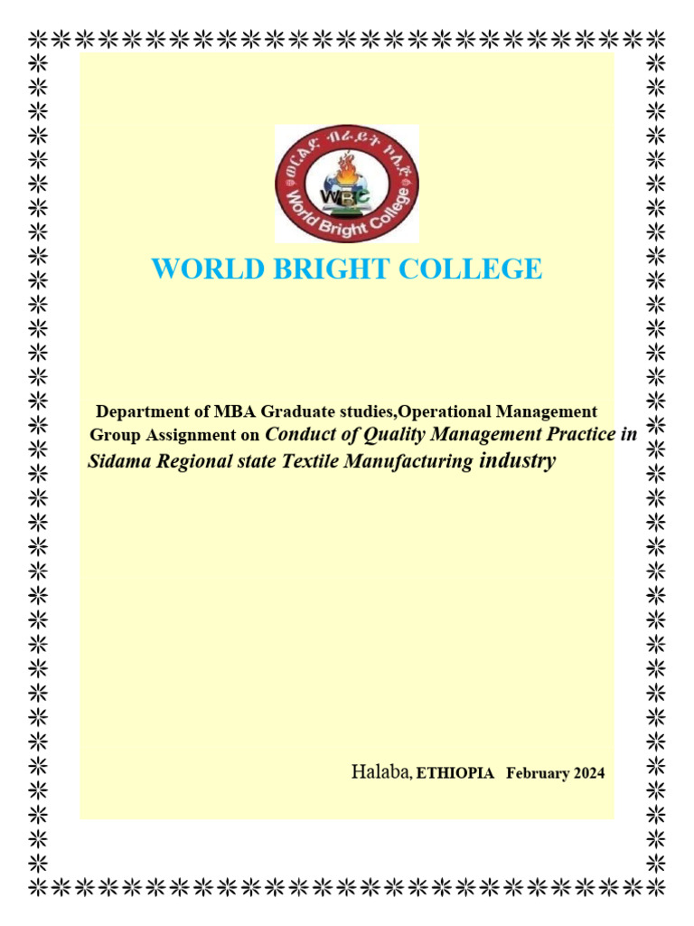 World Bright Cover Page | PDF