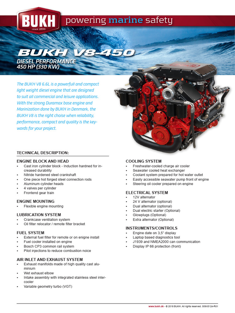 Bukh V8-450 A4-1 | PDF