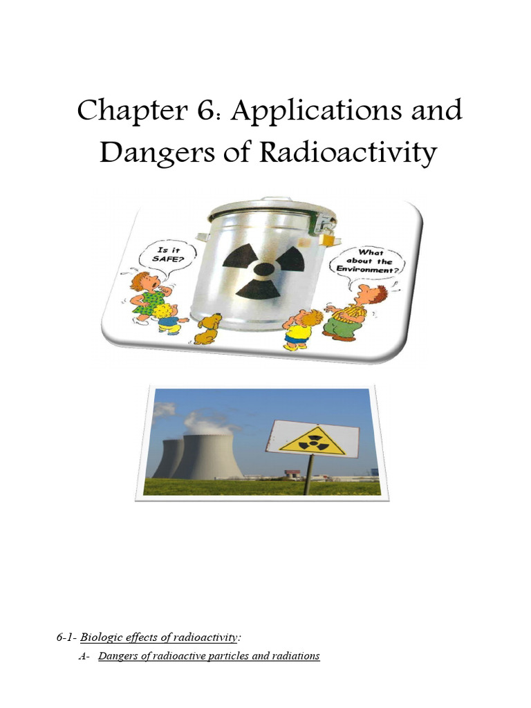 Chapter 6 Applications of RA Barakat | PDF | Radioactive Decay | Absorbed Dose