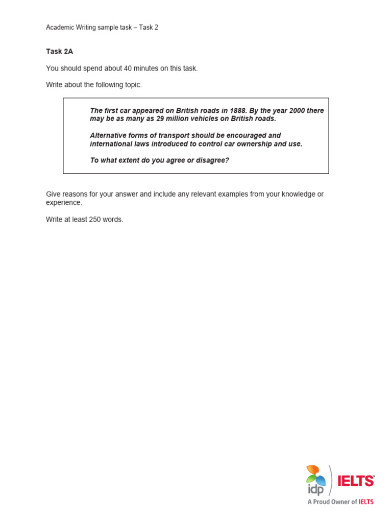 Ielts Academic Writing Sample Task 2 Pdf