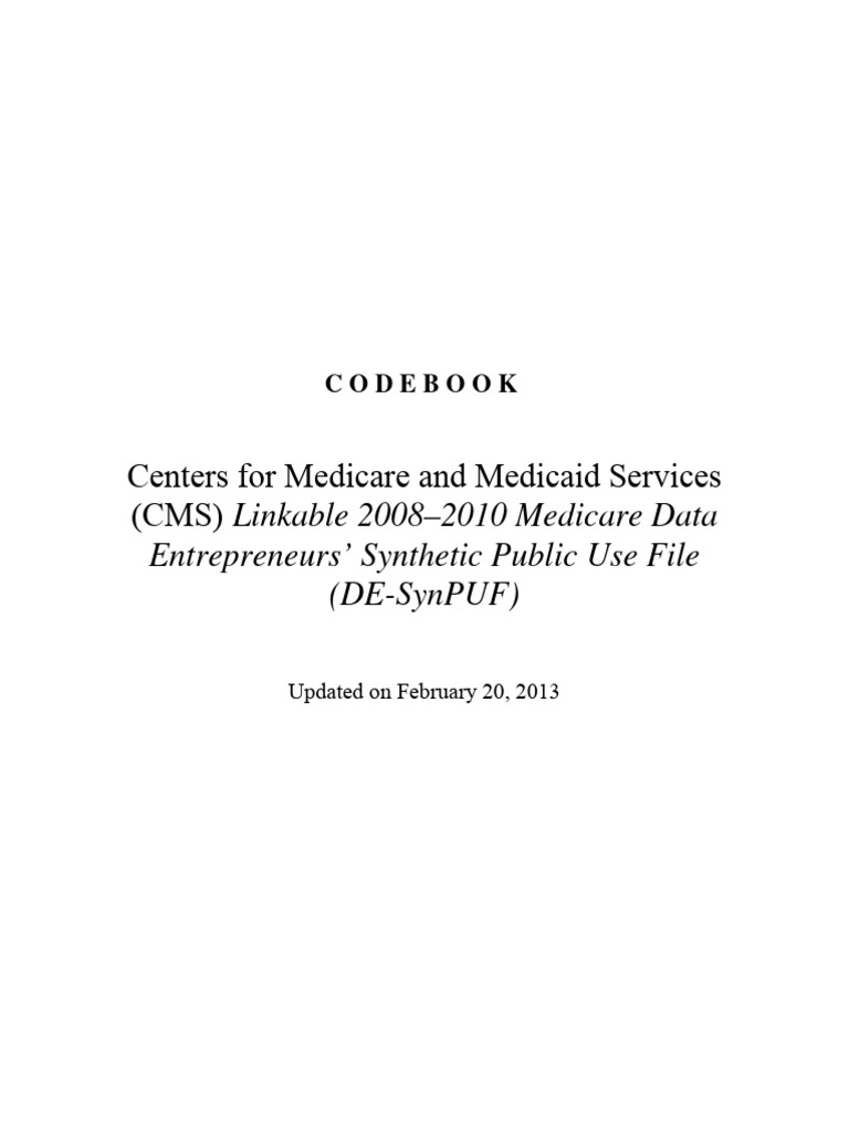 DE 1.0 Codebook | PDF