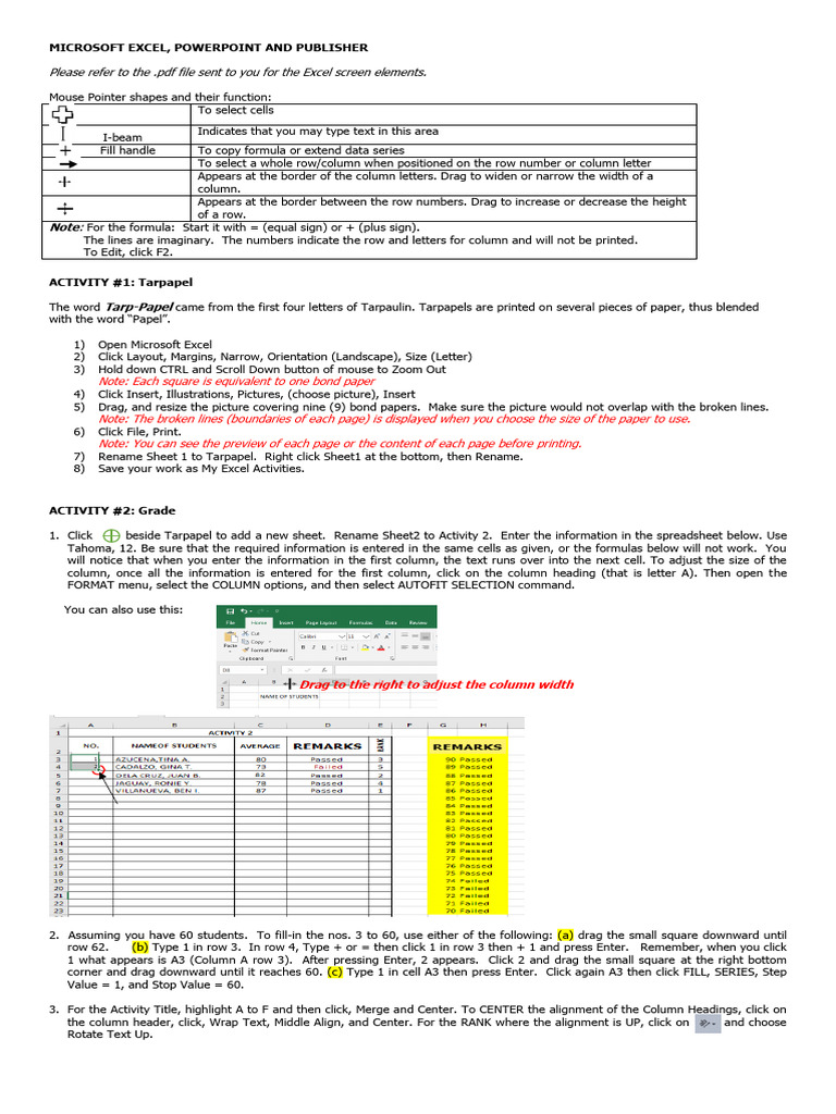 MS Excel MS PPT Pub 2020 | PDF