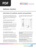 Gallows Traction Fact Sheet | PDF