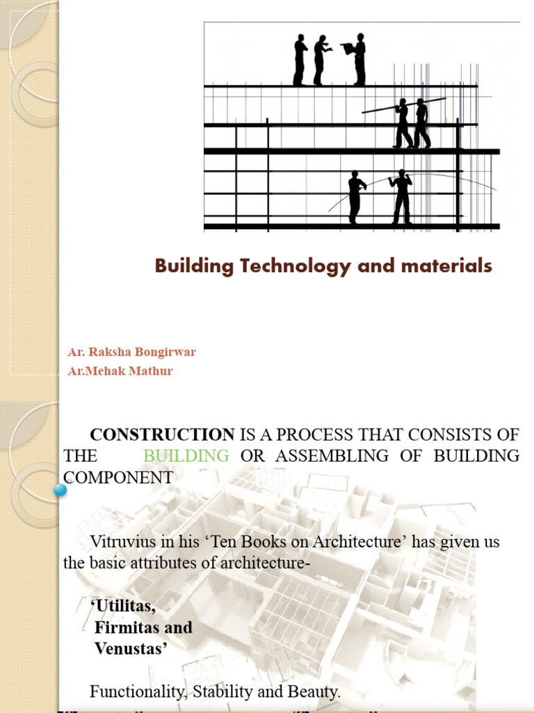 Unit 1 - Building Element | PDF | Framing (Construction) | Stairs