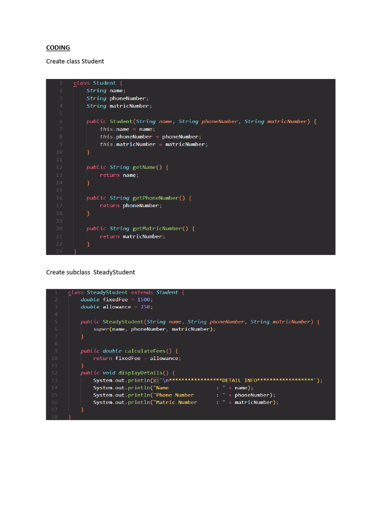 Lab Task 3 - Oop (1154) | PDF