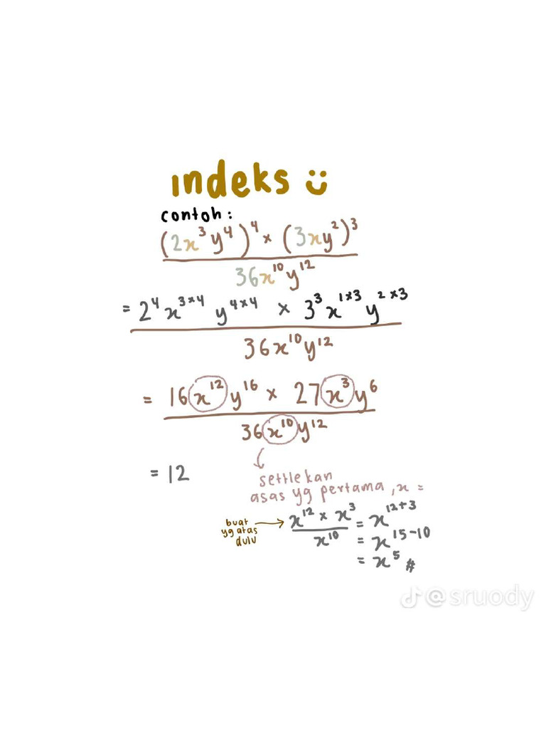 Indeks Form 3 Chapter 1 | PDF