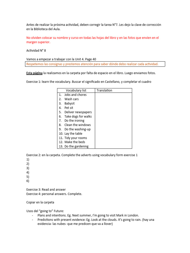 3° Activity #8 | PDF
