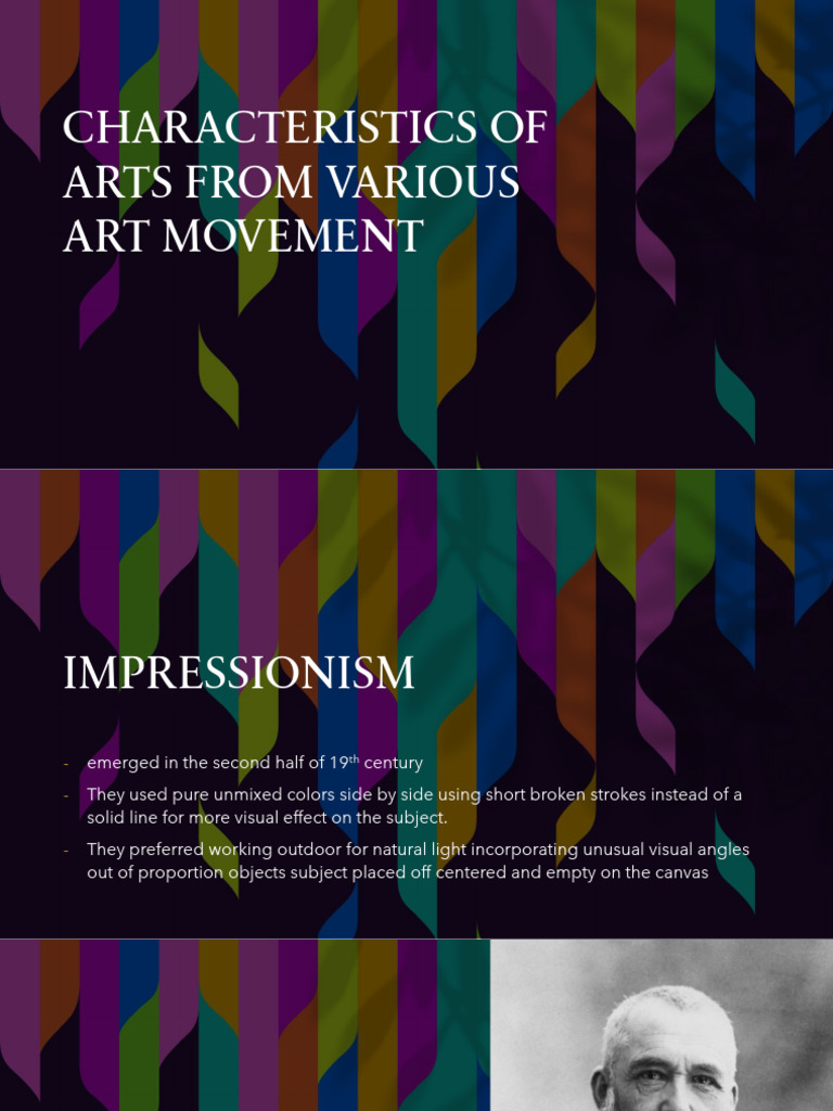 Art Movements | PDF | Impressionism | Paintings