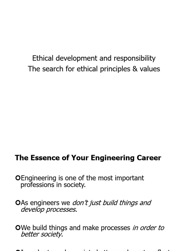 Engineering Ethics & Responsibility | PDF | Morality