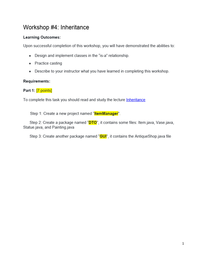 Lab 4 Pdf Java Programming Language Programming Paradigms 