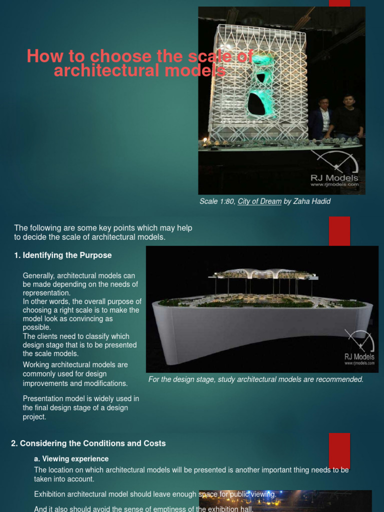 How To Choose The Scale of Models | PDF | Building