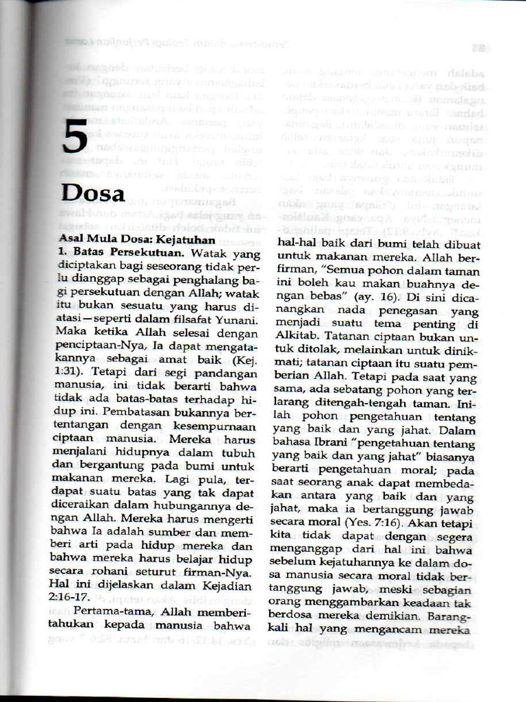 Bab 5 Dosa | PDF