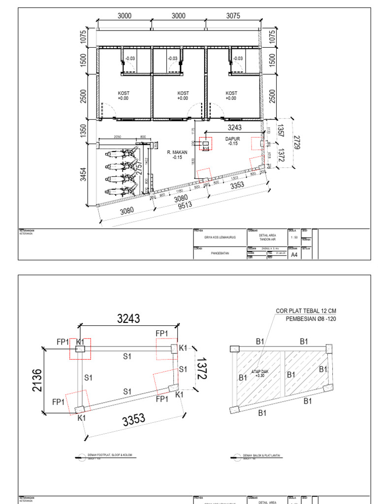 Detail Dak Toren Air | PDF