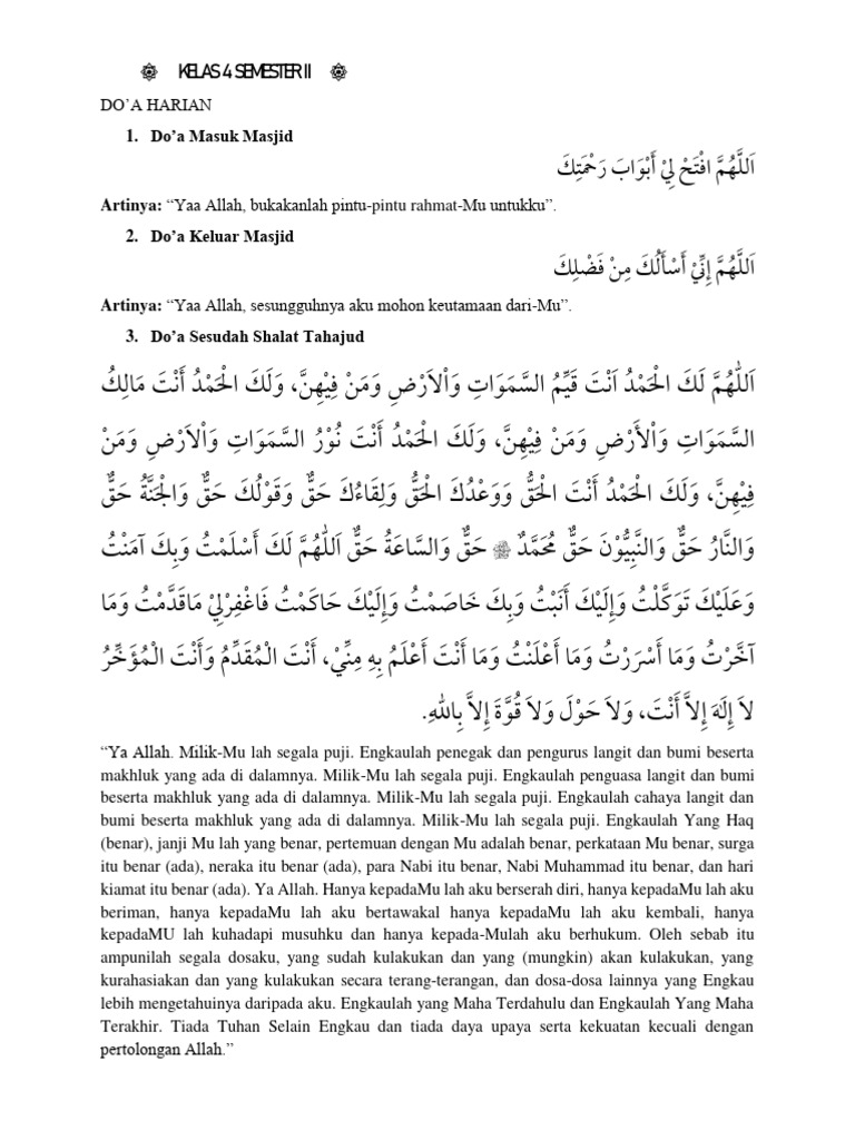 Ibadah Amaliah Kelas 4 Semester Ii | PDF