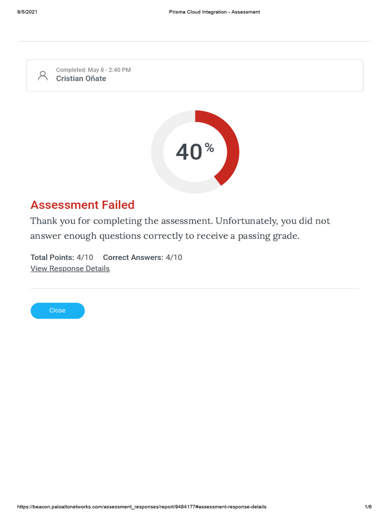 Prisma Cloud Integration Assessment Pdf