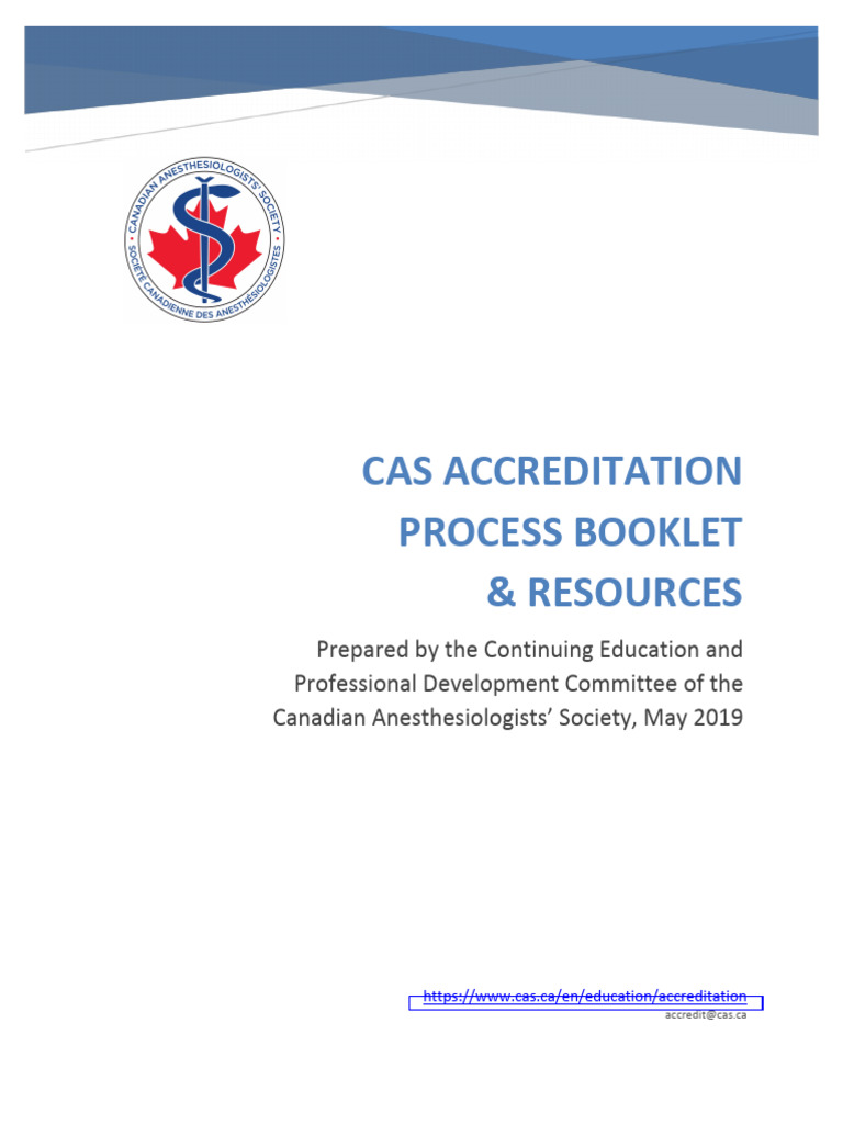 CAS Accreditation Process Guide | PDF | Professional Development ...