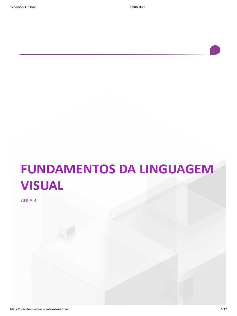 Fundamentos da Linguagem Visual | PDF