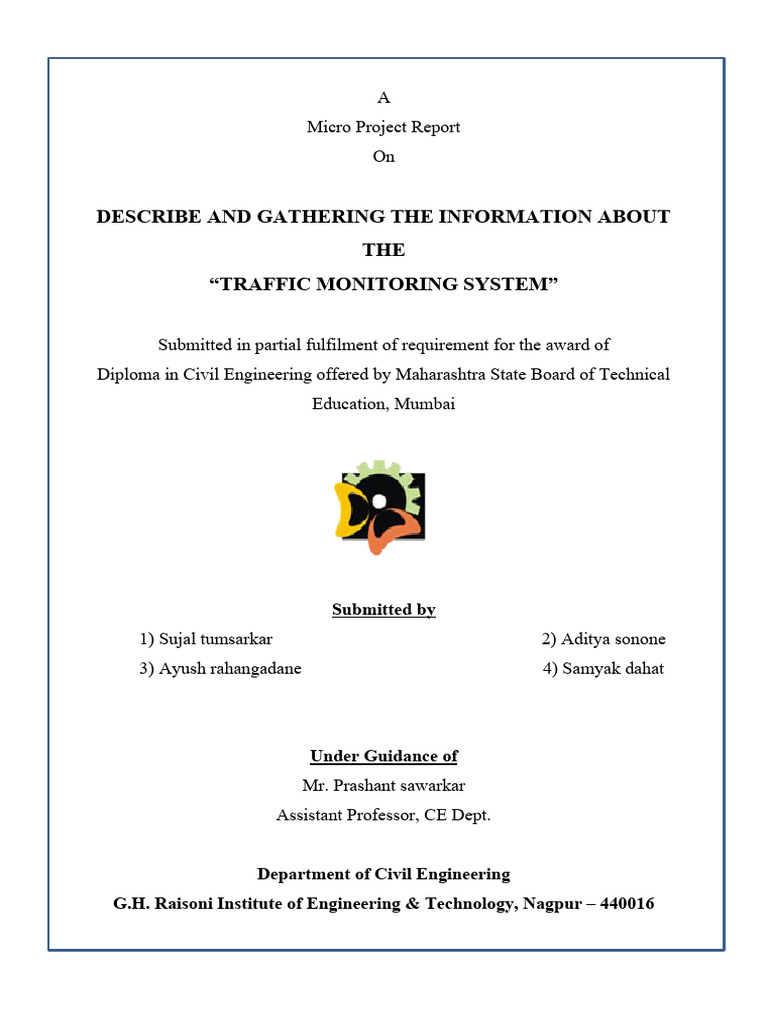 Micro Project Report Miraj T (1) - 1 | PDF | Statistical Classification ...