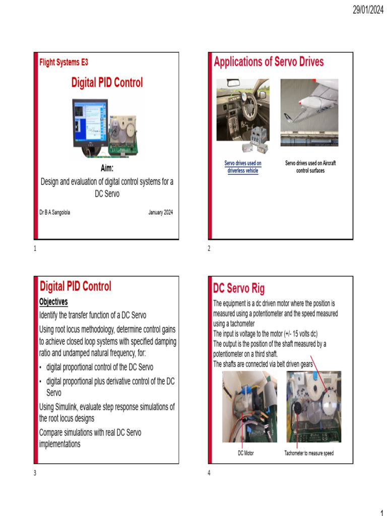 L6 Digital PID Lab (Jan2024) | PDF