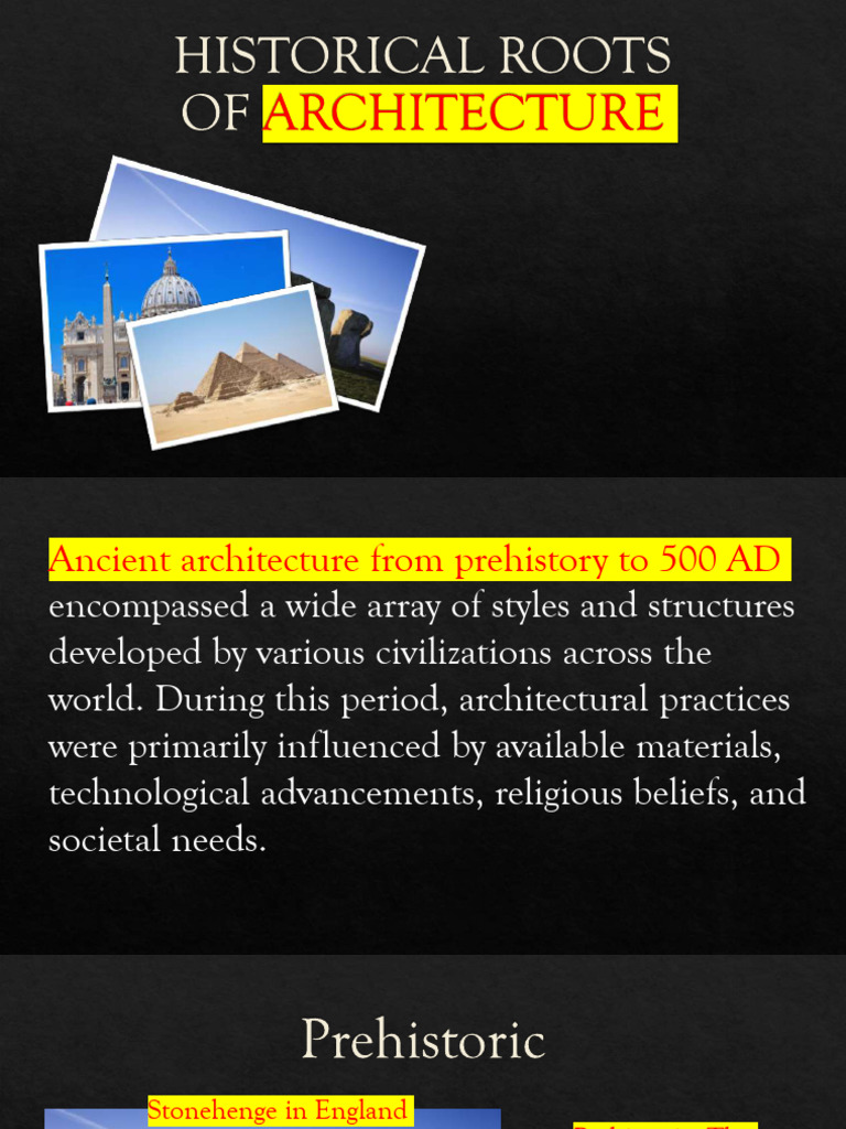 Evolution of Ancient Architecture | PDF