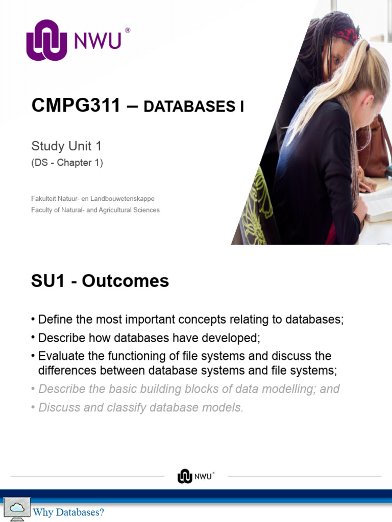 CMPG311 Su1-Ch1 | PDF | Databases | Sql