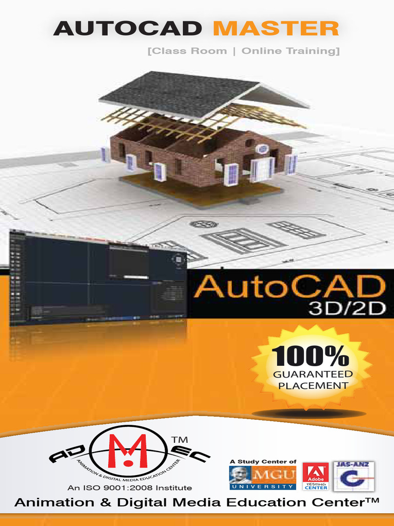 Autocad Training Autocad Master Courses | PDF