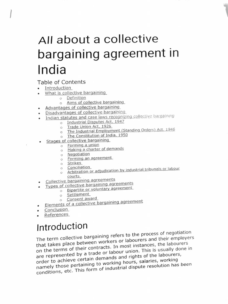 Collective Bargaining | PDF