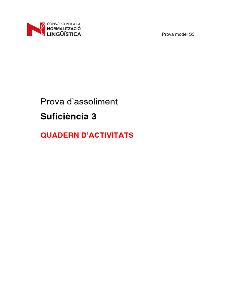 S3 - Quadern D'activitats - ModelWeb | PDF