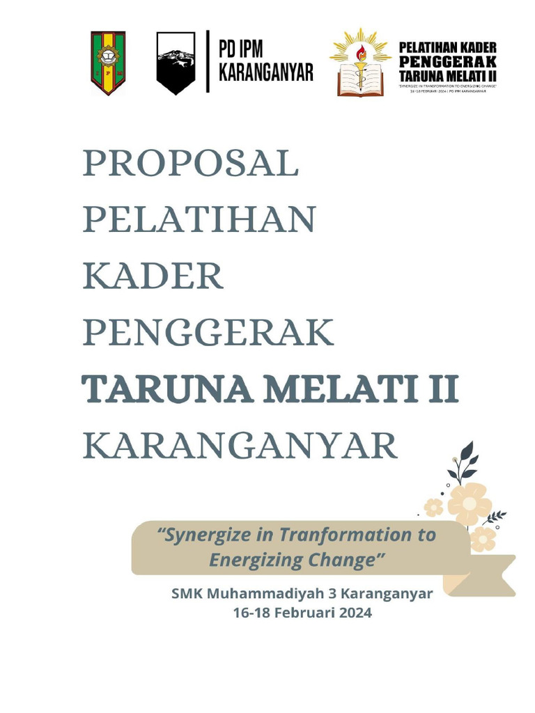 Proposal Kegiatan PKP-TM 2 | PDF