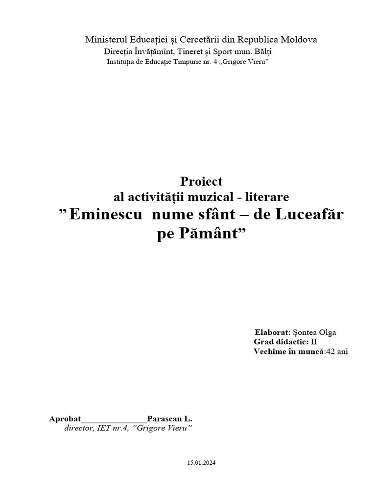 Mihai Eminescu | PDF